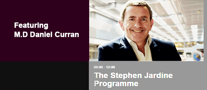 M.D Daniel Curran on BBC Radio Scotland with Stephen Jardine|M.D Daniel ...